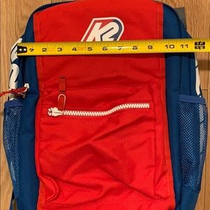 K2 | Bags | Nwt K2 Backpack Redwhiteblue | Poshmark